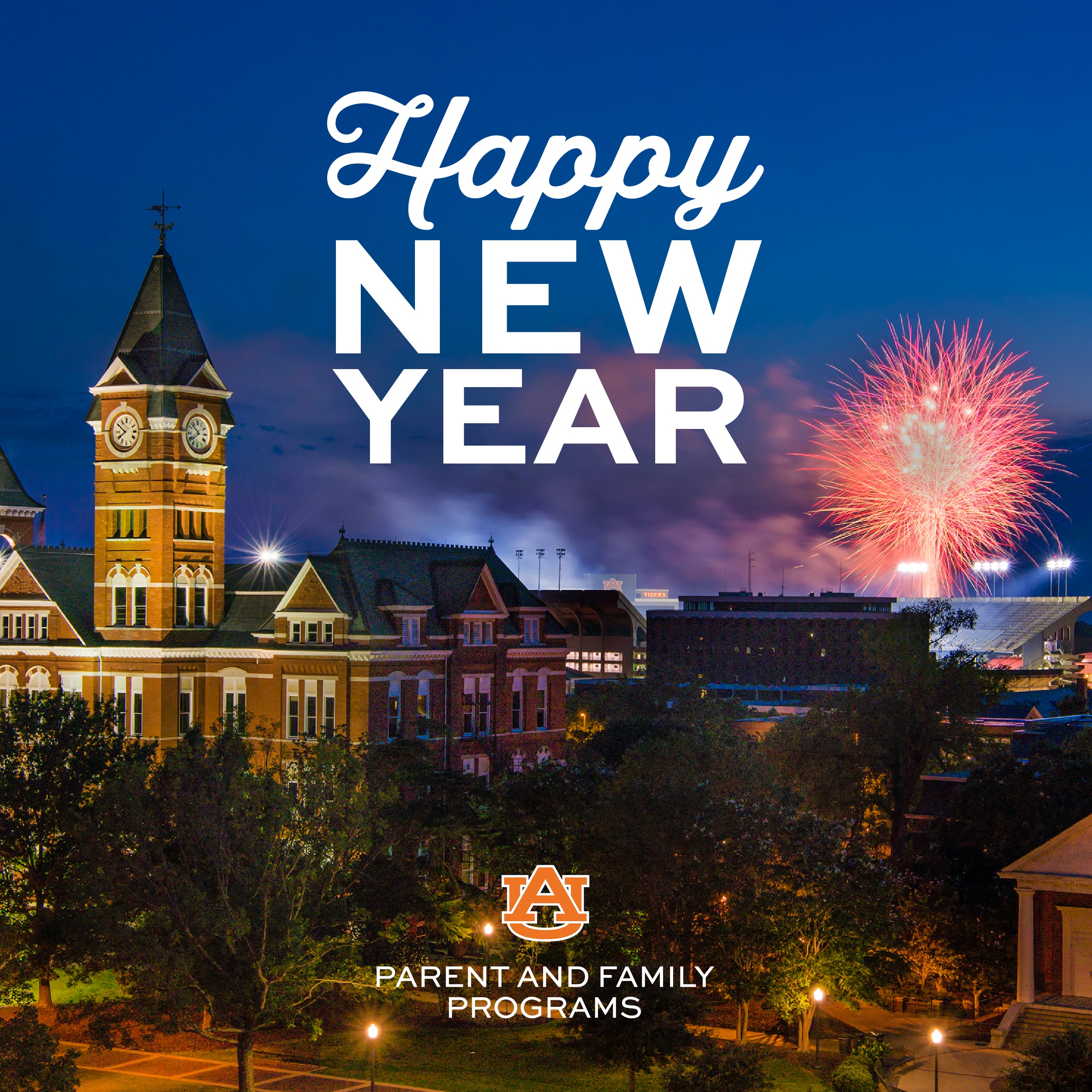Happy New Year from Parent & Family Programs | Auburn Family Portal
