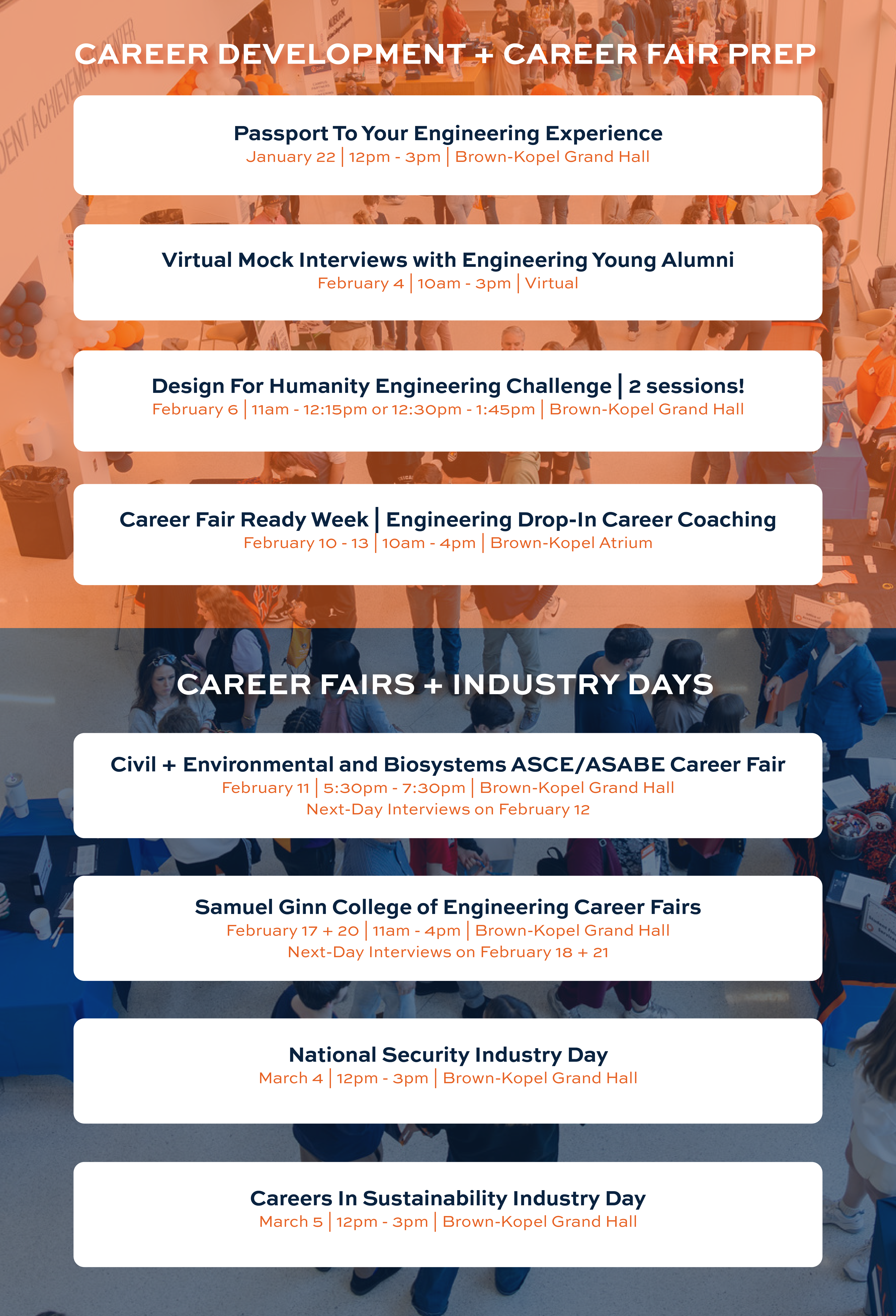 Engineering Career Fairs, Interview Days, | Auburn Family Portal